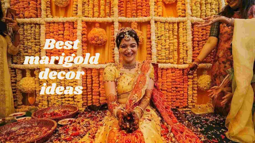 Best Marigold Decor Ideas for Small Wedding Parties